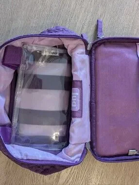 lug | Bags | Nwot Lug Two Step Quilted Cosmetic Train Case In Deep ...